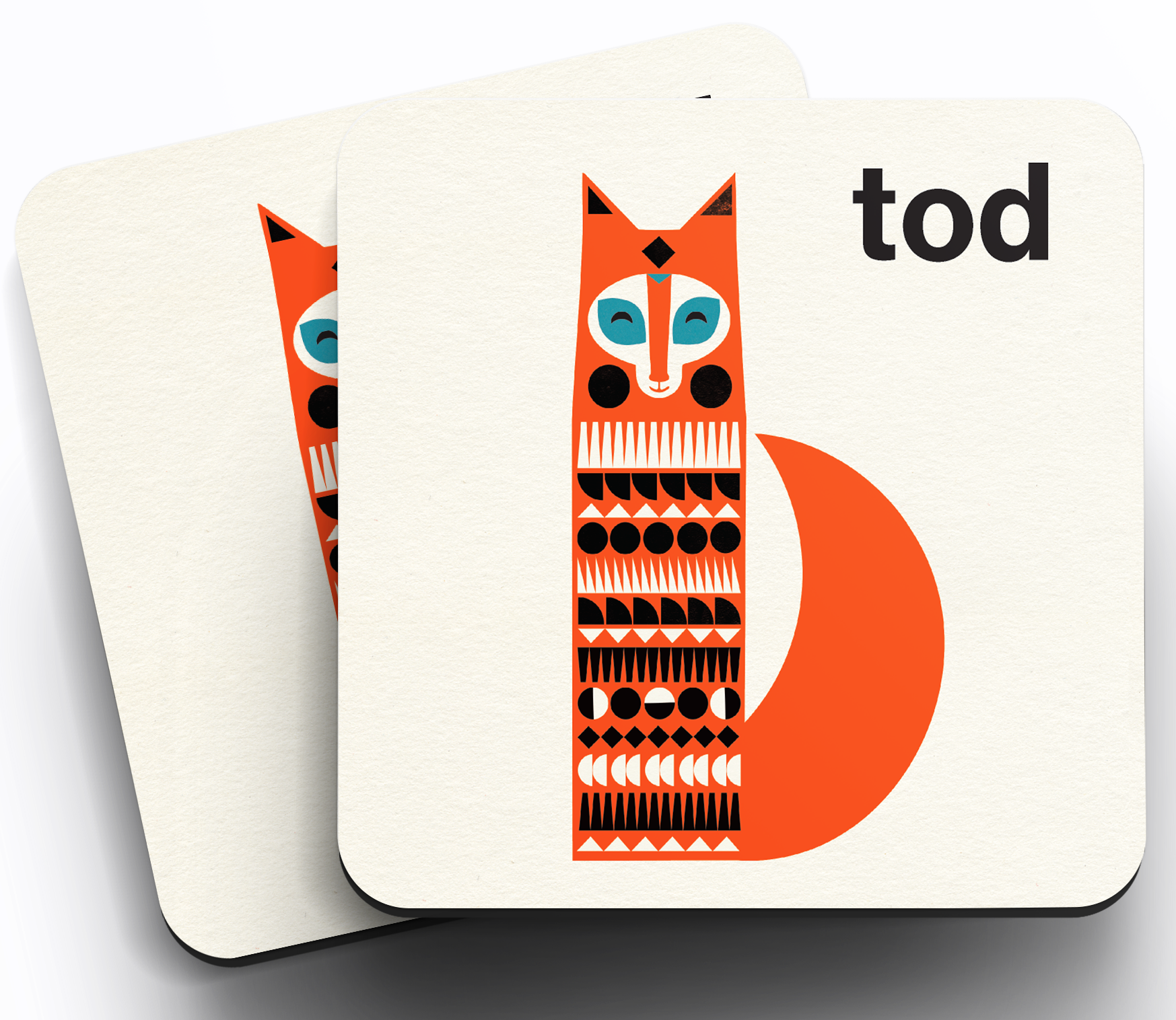 Tod (Fox) Coaster – Jenni Douglas Designs